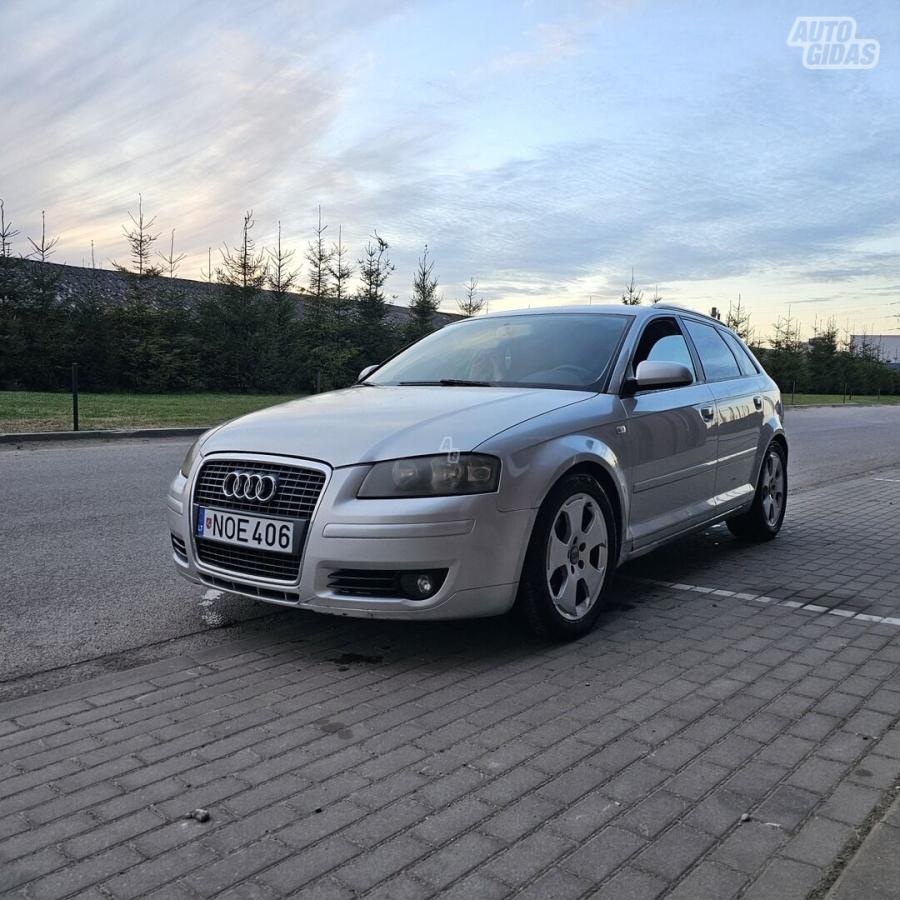 Grey Audi A3 2006 in Kaunas, with an engine capacity of 2.00 L and mileage of 318 thousand km for 1999 €, photo 4 on AUTOMOTO.COM.LV