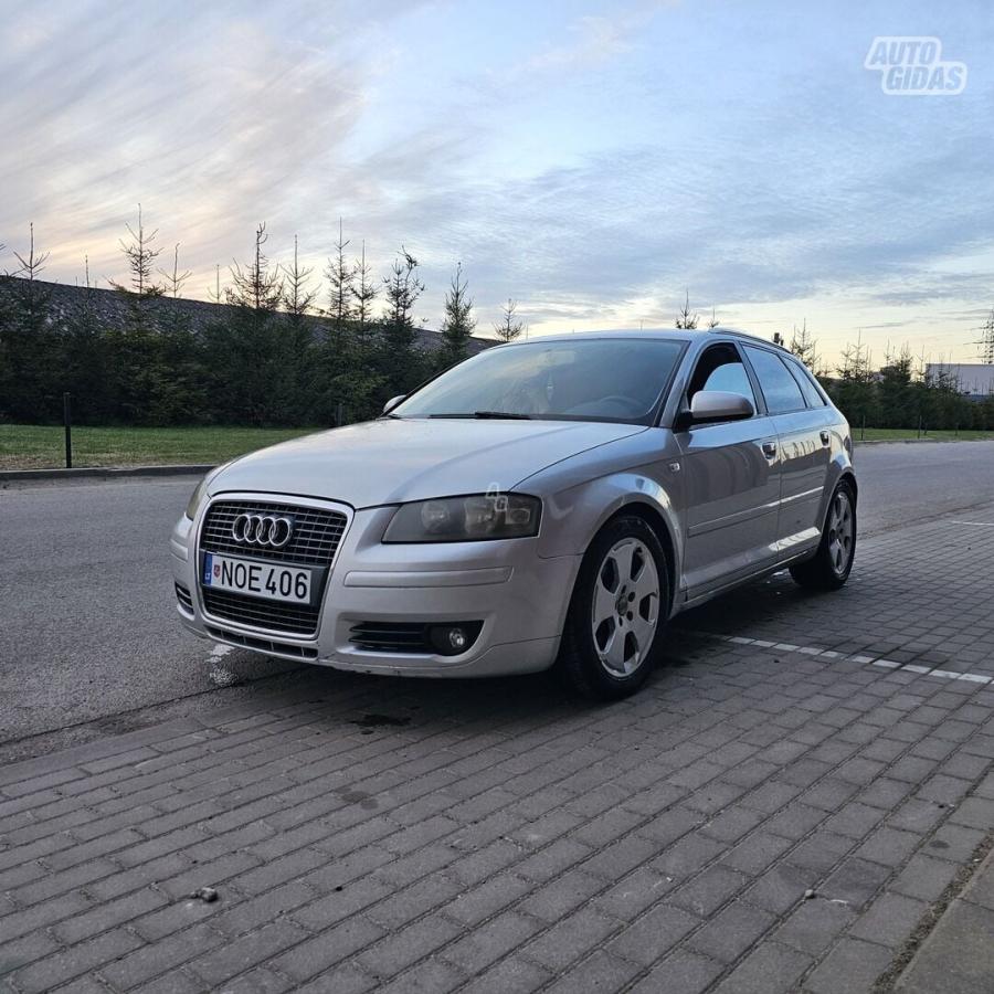 Grey Audi A3 2006 in Kaunas, with an engine capacity of 2.00 L and mileage of 318 thousand km for 1999 €, photo 5 on AUTOMOTO.COM.LV