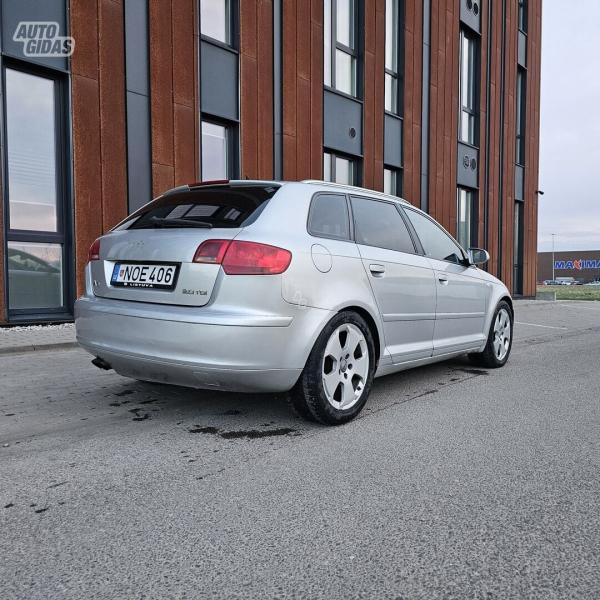 Pelēks Audi A3 2006 Kauņa, ar dzinēja tilpumu 2.00 L un nobraukumu 318 tūkst. km par 1999 €, foto 5 vietnē AUTOMOTO.COM.LV