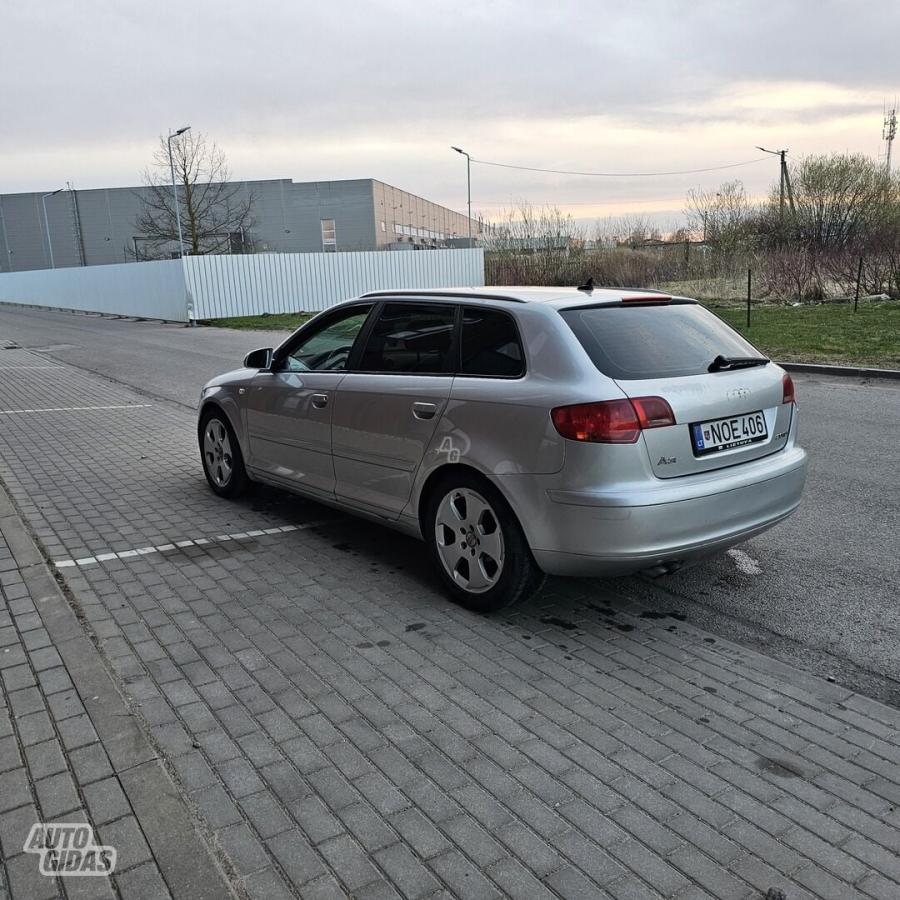 Grey Audi A3 2006 in Kaunas, with an engine capacity of 2.00 L and mileage of 318 thousand km for 1999 €, photo 10 on AUTOMOTO.COM.LV