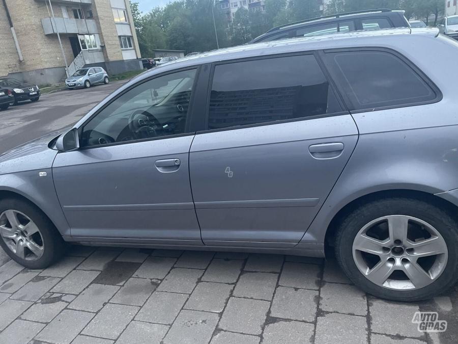 Grey Audi A3 2006 in Vilnius, with an engine capacity of 2.00 L and mileage of 252 thousand km for 3000 €, photo 3 on AUTOMOTO.COM.LV