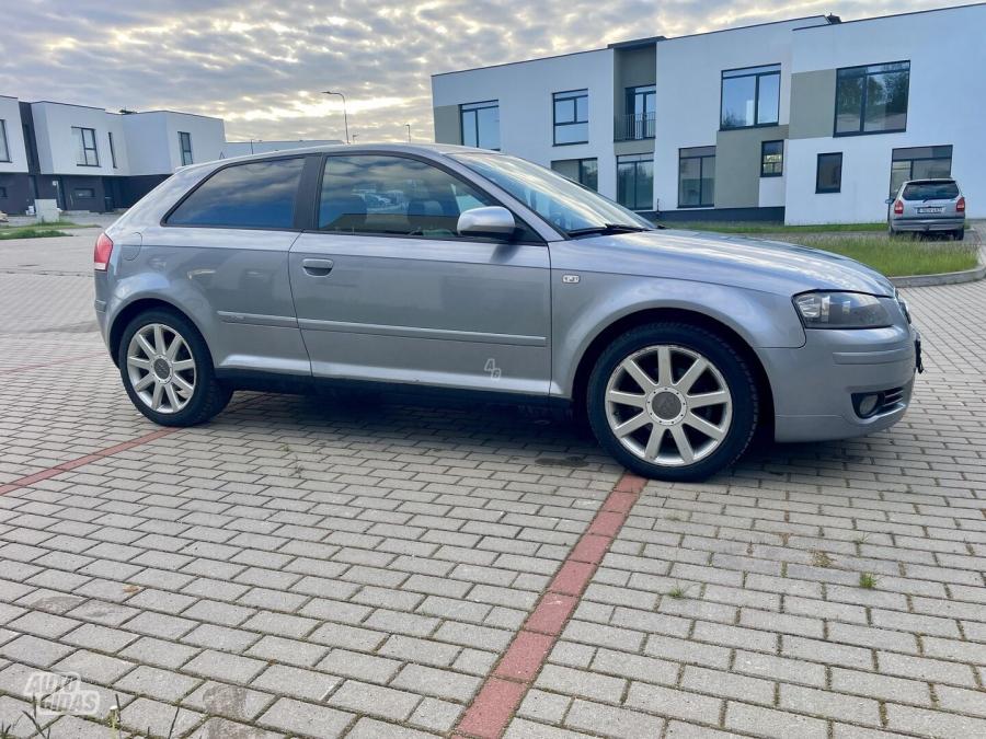 Pelēks Audi A3 2006 Viļņa, ar dzinēja tilpumu 2.00 L un nobraukumu 287 tūkst. km par 2500 €, foto 7 vietnē AUTOMOTO.COM.LV
