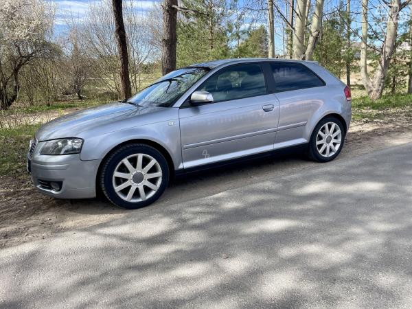 Grey Audi A3 2006 in Vilnius, with an engine capacity of 2.00 L and mileage of 287 thousand km for 2300 €, photo 5 on AUTOMOTO.COM.LV