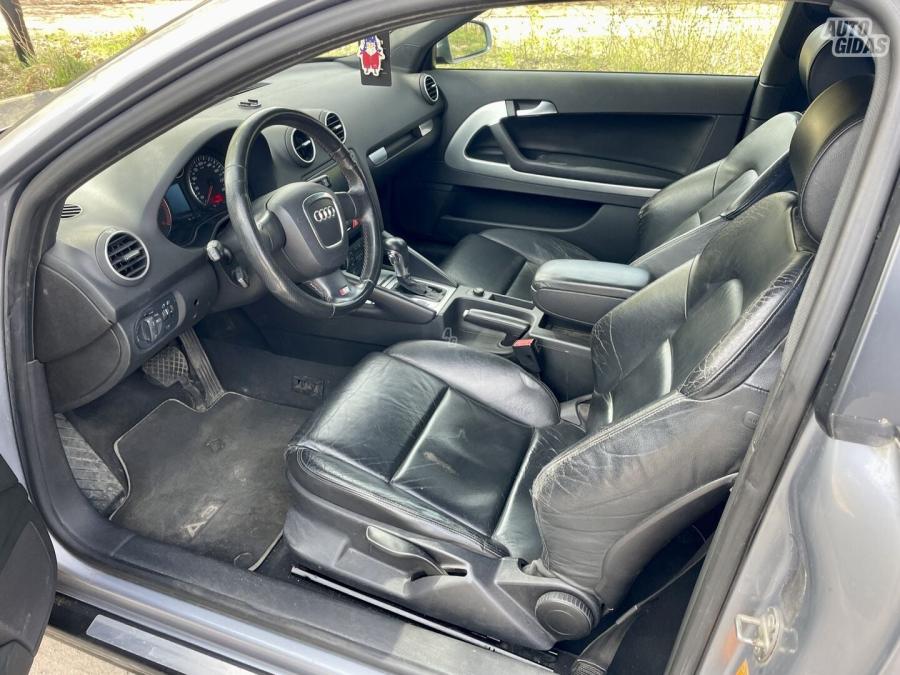 Grey Audi A3 2006 in Vilnius, with an engine capacity of 2.00 L and mileage of 287 thousand km for 2300 €, photo 12 on AUTOMOTO.COM.LV