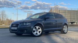Pelēks Audi A3 2006 Cēsis, ar dzinēja tilpumu 1.90 L un nobraukumu 484 tūkst. km par 2750 €, foto  vietnē AUTOMOTO.COM.LV