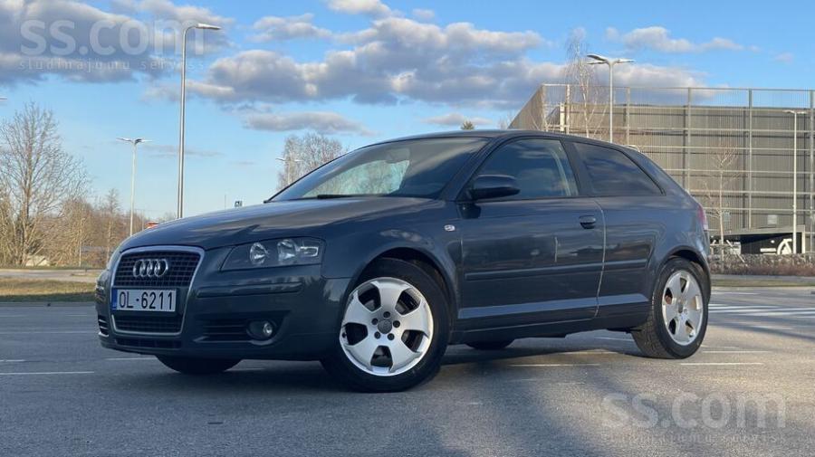 Pelēks Audi A3 2006 Cēsis, ar dzinēja tilpumu 1.90 L un nobraukumu 484 tūkst. km par 2750 €, foto 1 vietnē AUTOMOTO.COM.LV
