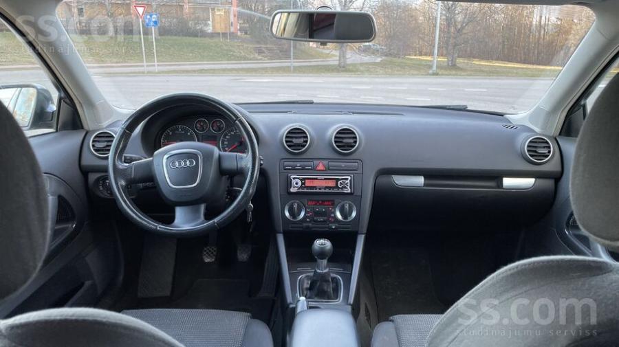 Pelēks Audi A3 2006 Cēsis, ar dzinēja tilpumu 1.90 L un nobraukumu 484 tūkst. km par 2750 €, foto 12 vietnē AUTOMOTO.COM.LV