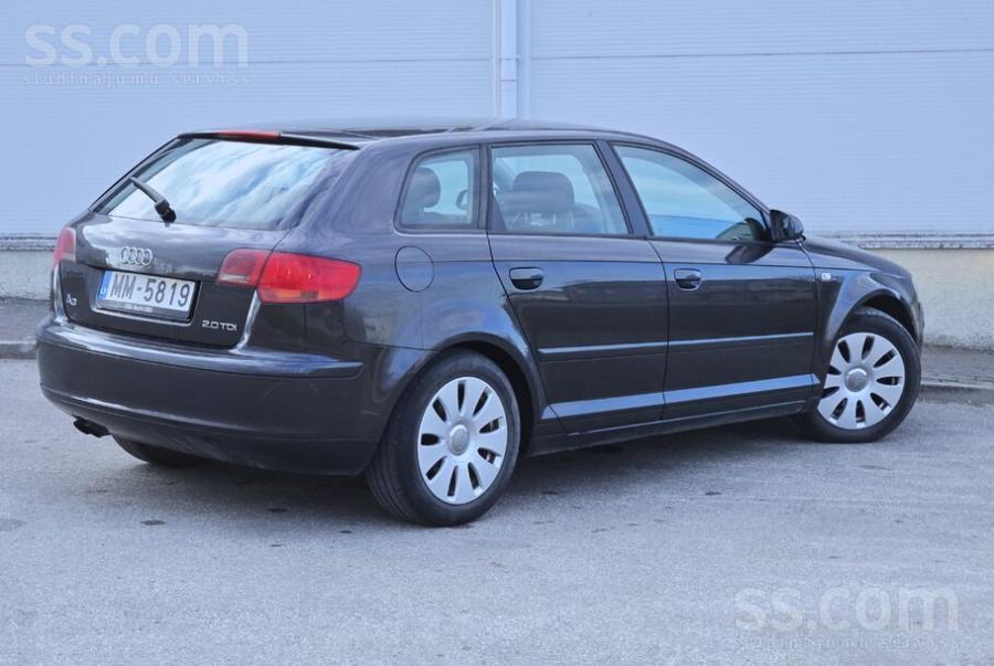 Pelēks Audi A3 2006 Tukums, ar dzinēja tilpumu 2.00 L un nobraukumu 304 tūkst. km par 2550 €, foto 5 vietnē AUTOMOTO.COM.LV