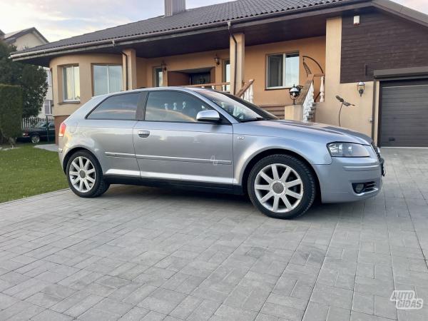 Grey Audi A3 2006 in Vilnius, with an engine capacity of 2.00 L and mileage of 287 thousand km for 2150 €, photo 6 on AUTOMOTO.COM.LV