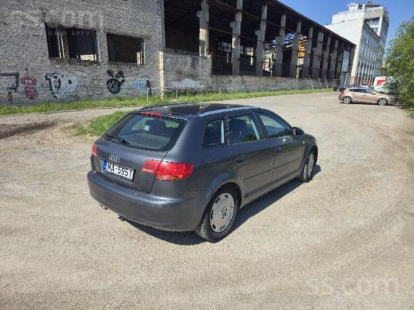 Grey Audi A3 2006 in Riga, with an engine capacity of 2.00 L and mileage of 344 thousand km for 2850 €, photo 4 on AUTOMOTO.COM.LV