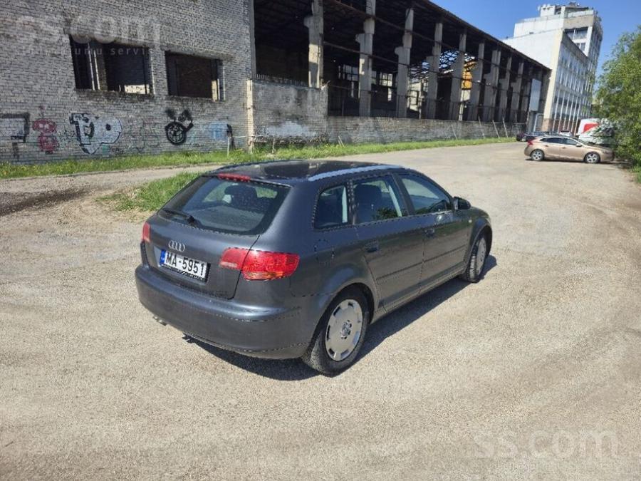 Pelēks Audi A3 2006 Rīga, ar dzinēja tilpumu 2.00 L un nobraukumu 344 tūkst. km par 2850 €, foto 5 vietnē AUTOMOTO.COM.LV