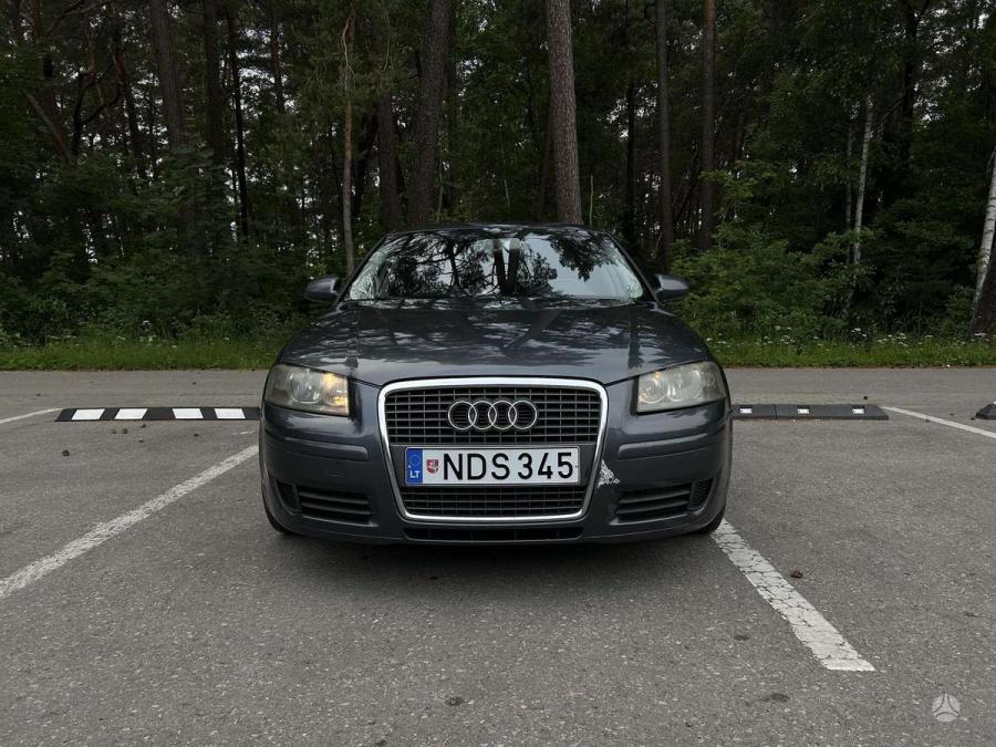 Grey Audi A3 2006 in Klaipeda, with an engine capacity of 1.90 L and mileage of 485 thousand km for 2000 €, photo 1 on AUTOMOTO.COM.LV