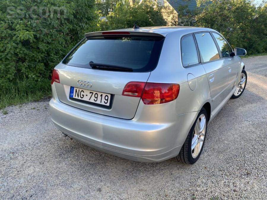 Grey Audi A3 2006 in Ludza, with an engine capacity of 2.00 L and mileage of 0 thousand km for 3200 €, photo 6 on AUTOMOTO.COM.LV