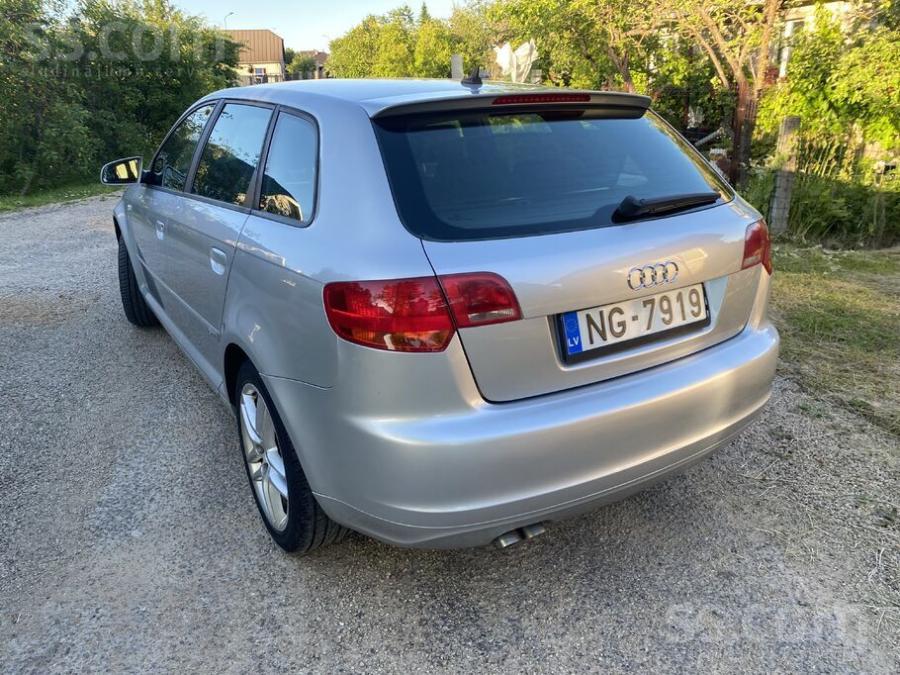 Grey Audi A3 2006 in Ludza, with an engine capacity of 2.00 L and mileage of 0 thousand km for 3200 €, photo 7 on AUTOMOTO.COM.LV