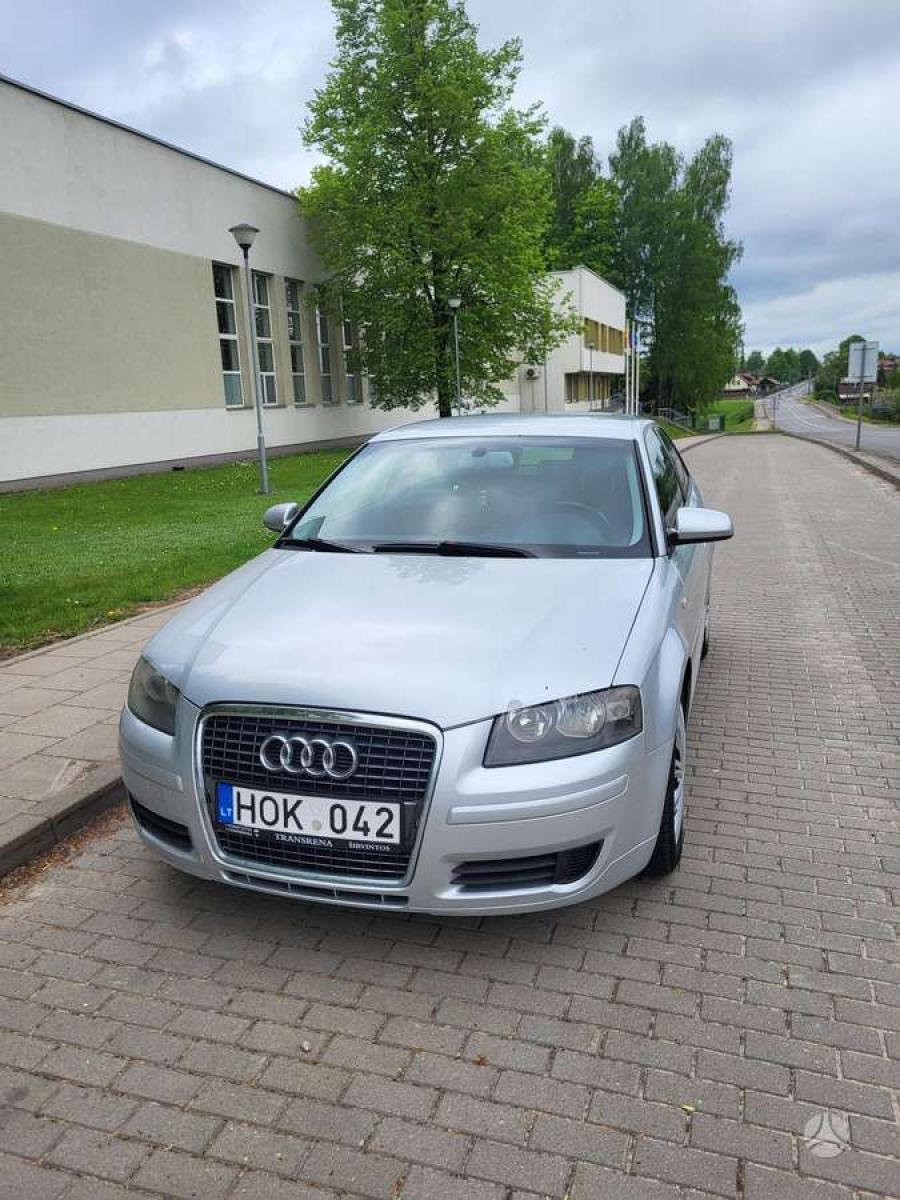 Pelēks Audi A3 2006 Širvintos, ar dzinēja tilpumu 1.90 L un nobraukumu 345 tūkst. km par 1000 €, foto 1 vietnē AUTOMOTO.COM.LV
