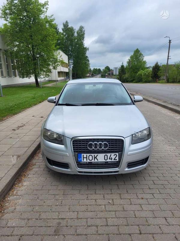 Pelēks Audi A3 2006 Širvintos, ar dzinēja tilpumu 1.90 L un nobraukumu 345 tūkst. km par 1000 €, foto 2 vietnē AUTOMOTO.COM.LV