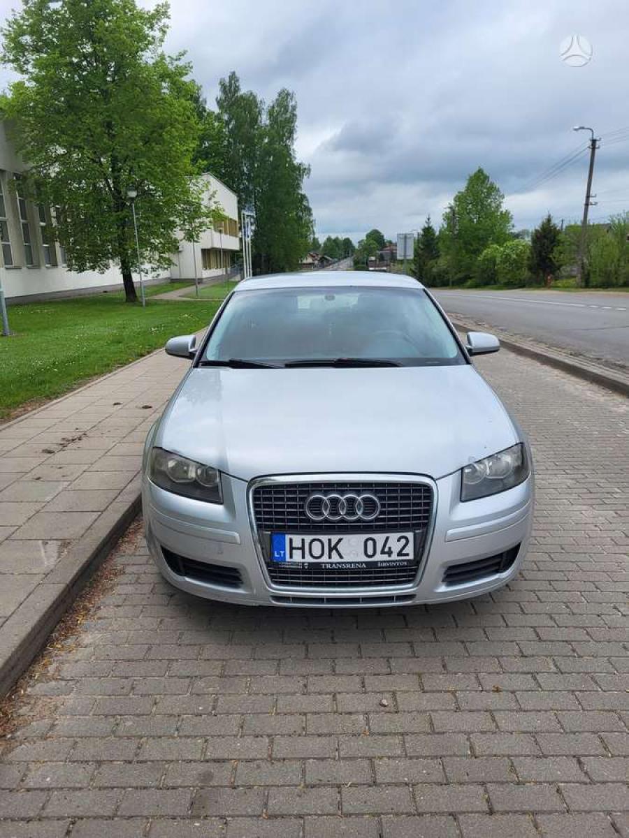 Pelēks Audi A3 2006 Širvintos, ar dzinēja tilpumu 1.90 L un nobraukumu 345 tūkst. km par 1000 €, foto 3 vietnē AUTOMOTO.COM.LV