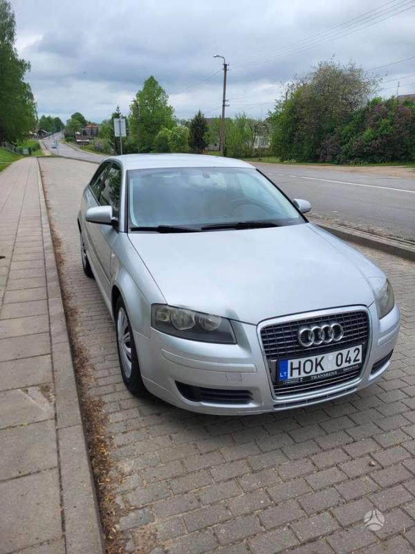 Pelēks Audi A3 2006 Širvintos, ar dzinēja tilpumu 1.90 L un nobraukumu 345 tūkst. km par 1000 €, foto 3 vietnē AUTOMOTO.COM.LV