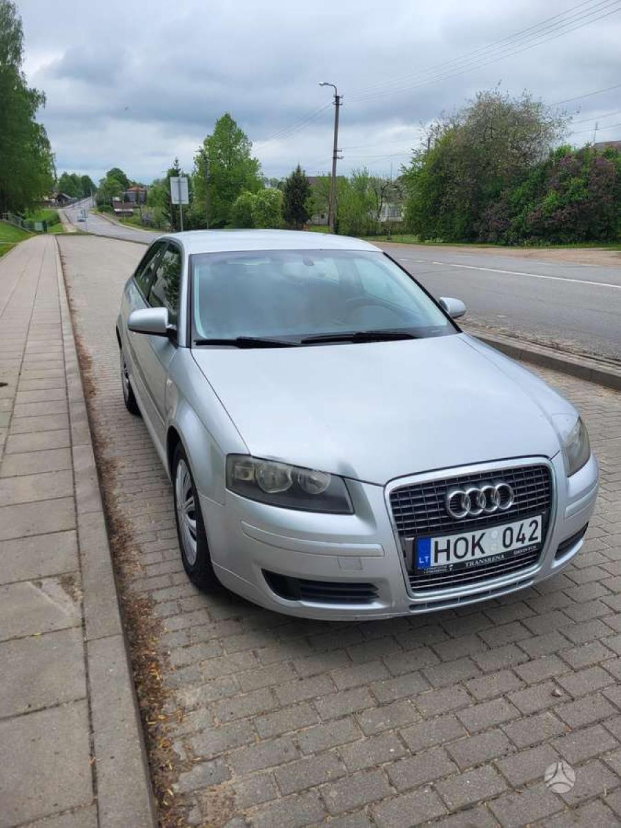 Pelēks Audi A3 2006 Širvintos, ar dzinēja tilpumu 1.90 L un nobraukumu 345 tūkst. km par 1000 €, foto 4 vietnē AUTOMOTO.COM.LV
