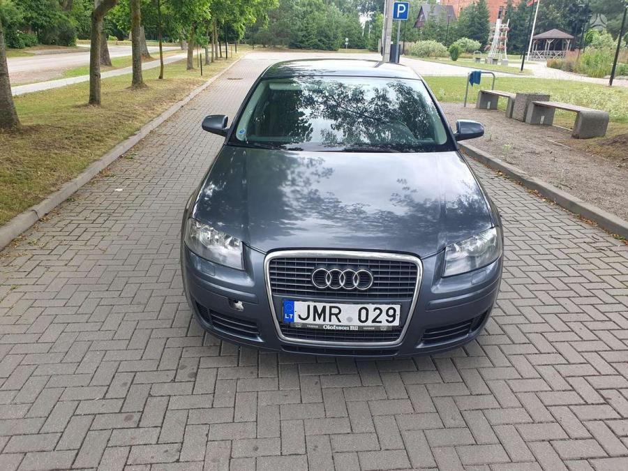 Grey Audi A3 2006 in Vilkaviskis, with an engine capacity of 1.97 L and mileage of 320 thousand km for 1350 €, photo 4 on AUTOMOTO.COM.LV