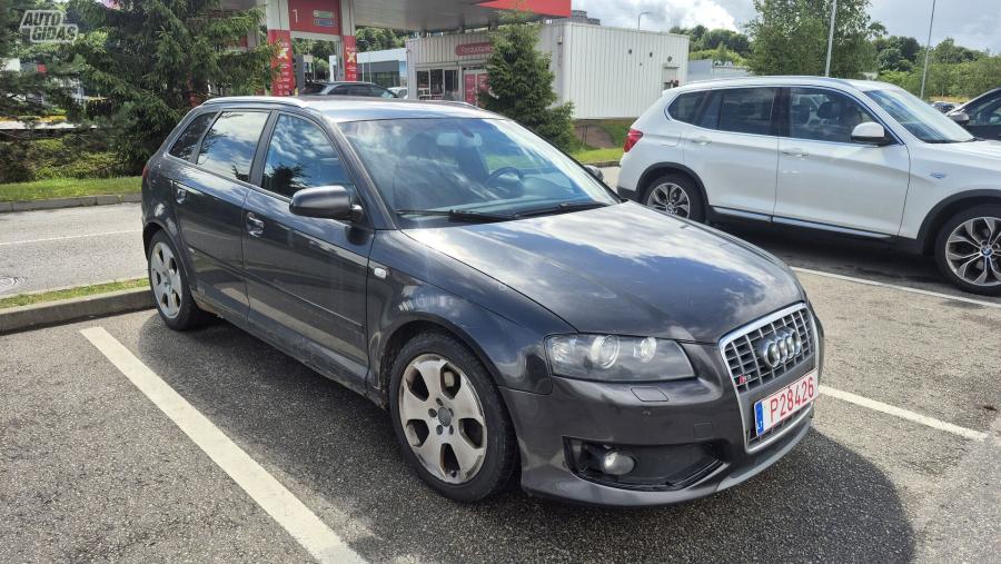 Pelēks Audi A3 2006 Kaišiadorys, ar dzinēja tilpumu 2.00 L un nobraukumu 532 tūkst. km par 1250 €, foto 3 vietnē AUTOMOTO.COM.LV