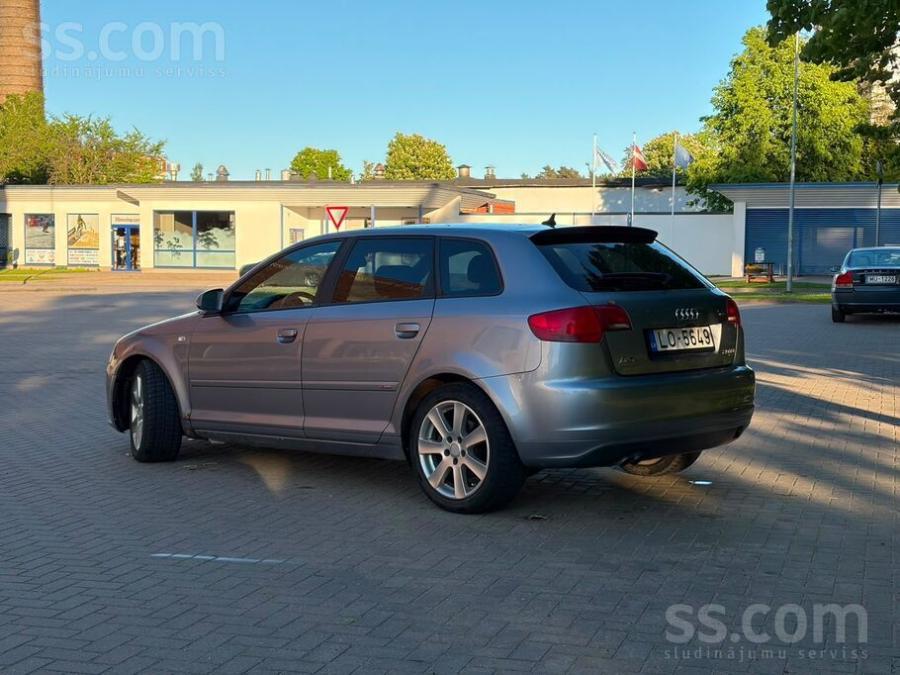 Pelēks Audi A3 2006 Cēsis, ar dzinēja tilpumu 2.00 L un nobraukumu 323 tūkst. km par 3450 €, foto 8 vietnē AUTOMOTO.COM.LV