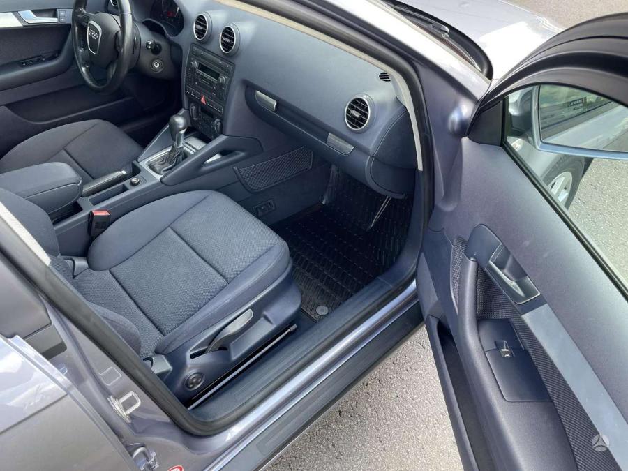 Pelēks Audi A3 2006 Telšiai, ar dzinēja tilpumu 1.97 L un nobraukumu 290 tūkst. km par 3650 €, foto 16 vietnē AUTOMOTO.COM.LV
