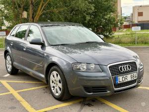 Grey Audi A3 2006 in Vilnius, with an engine capacity of 1.90 L and mileage of 315 thousand km for 2350 €, photo  on AUTOMOTO.COM.LV