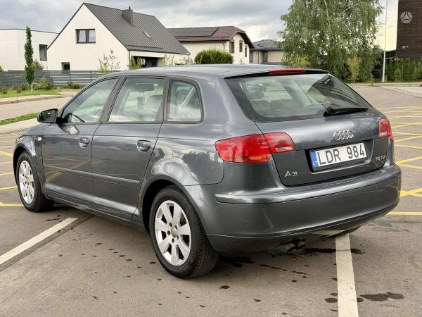 Pelēks Audi A3 2006 Viļņa, ar dzinēja tilpumu 1.90 L un nobraukumu 315 tūkst. km par 2350 €, foto 3 vietnē AUTOMOTO.COM.LV