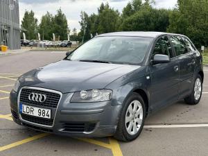 Grey Audi A3 2006 in Vilnius, with an engine capacity of 1.90 L and mileage of 315 thousand km for 2350 €, photo 7 on AUTOMOTO.COM.LV