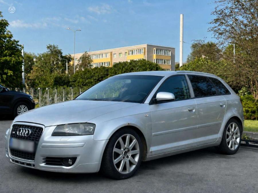 Pelēks Audi A3 2006 Viļņa, ar dzinēja tilpumu 1.97 L un nobraukumu 287 tūkst. km par 1000 €, foto 1 vietnē AUTOMOTO.COM.LV