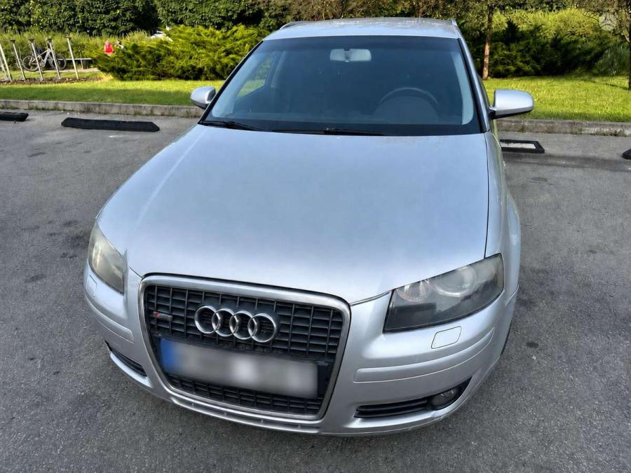 Pelēks Audi A3 2006 Viļņa, ar dzinēja tilpumu 1.97 L un nobraukumu 287 tūkst. km par 1000 €, foto 3 vietnē AUTOMOTO.COM.LV