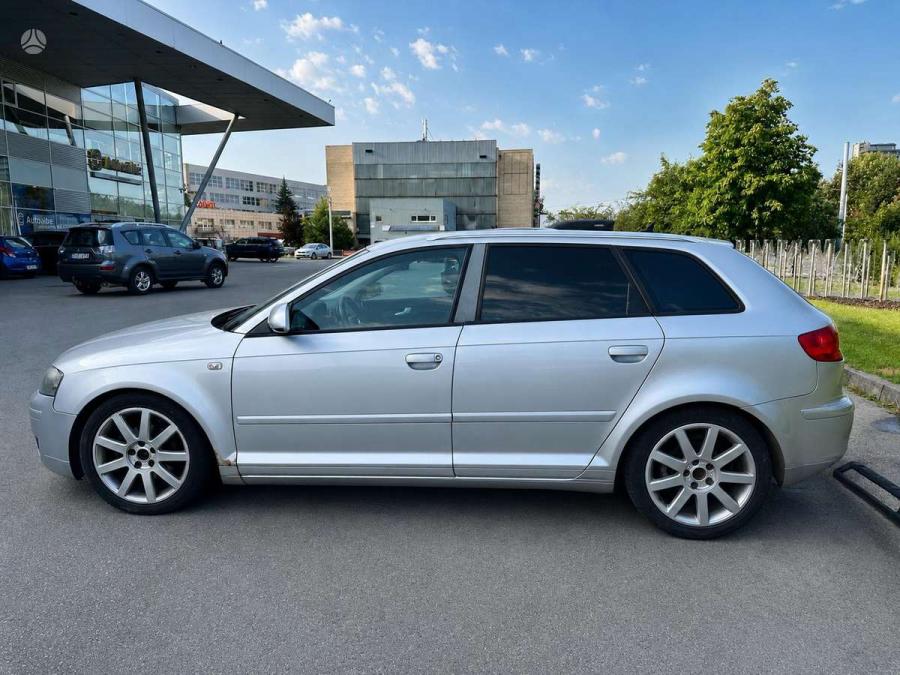 Pelēks Audi A3 2006 Viļņa, ar dzinēja tilpumu 1.97 L un nobraukumu 287 tūkst. km par 1000 €, foto 10 vietnē AUTOMOTO.COM.LV