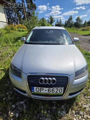Grey Audi A3 2006 in Riga, with an engine capacity of 2.00 L and mileage of 188 thousand km for 3550 €, photo  on AUTOMOTO.COM.LV