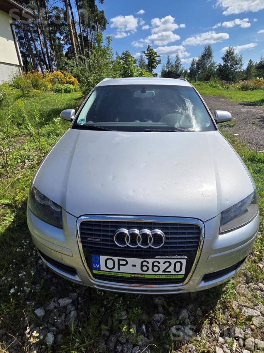 Grey Audi A3 2006 in Riga, with an engine capacity of 2.00 L and mileage of 188 thousand km for 3550 €, photo 1 on AUTOMOTO.COM.LV
