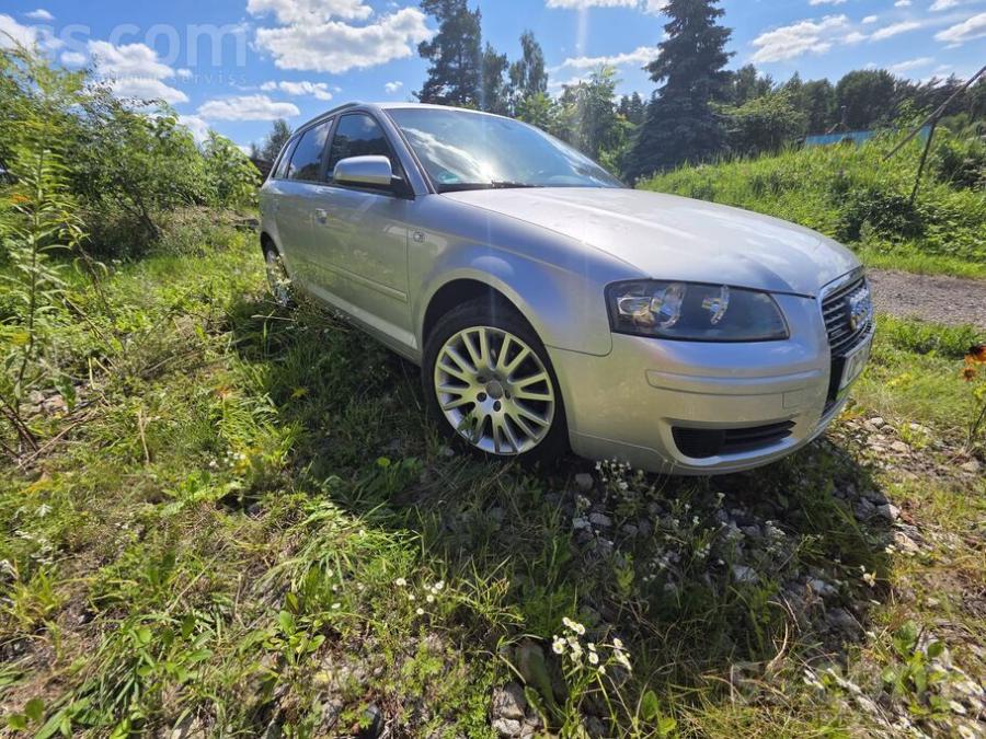 Grey Audi A3 2006 in Riga, with an engine capacity of 2.00 L and mileage of 188 thousand km for 3550 €, photo 3 on AUTOMOTO.COM.LV