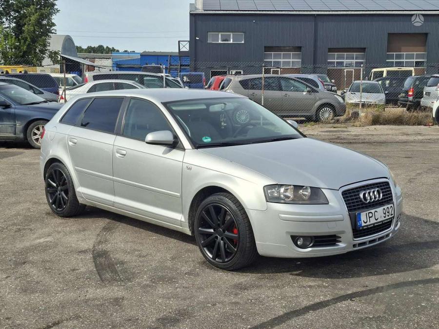 Pelēks Audi A3 2006 Plungė, ar dzinēja tilpumu 1.90 L un nobraukumu 344 tūkst. km par 2650 €, foto 1 vietnē AUTOMOTO.COM.LV