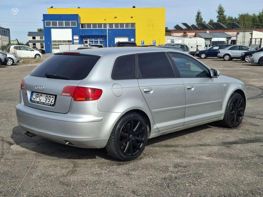 Pelēks Audi A3 2006 Plungė, ar dzinēja tilpumu 1.90 L un nobraukumu 344 tūkst. km par 2650 €, foto 7 vietnē AUTOMOTO.COM.LV