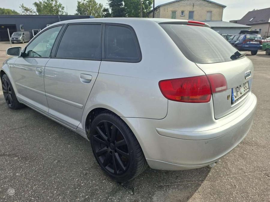Pelēks Audi A3 2006 Plungė, ar dzinēja tilpumu 1.90 L un nobraukumu 344 tūkst. km par 2650 €, foto 12 vietnē AUTOMOTO.COM.LV