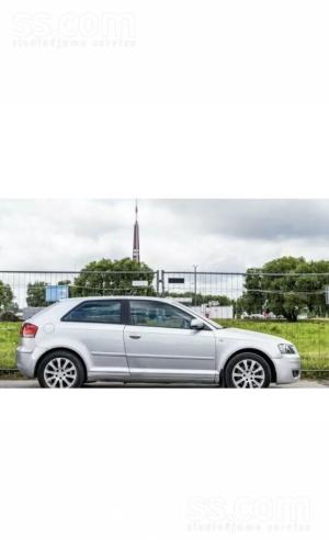 Grey Audi A3 2006 in Valka, with an engine capacity of 2.00 L and mileage of 0 thousand km for 1300 €, photo 4 on AUTOMOTO.COM.LV