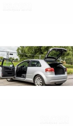 Grey Audi A3 2006 in Valka, with an engine capacity of 2.00 L and mileage of 0 thousand km for 1300 €, photo 5 on AUTOMOTO.COM.LV