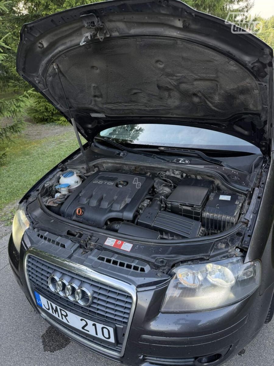 Pelēks Audi A3 2006 Vievis, ar dzinēja tilpumu 2.00 L un nobraukumu 420 tūkst. km par 1400 €, foto 18 vietnē AUTOMOTO.COM.LV