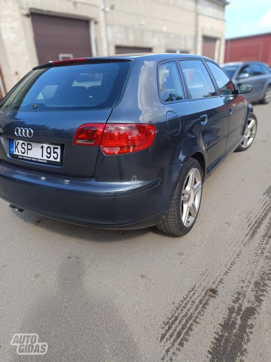 Grey Audi A3 2006 in Telschi, with an engine capacity of 2.00 L and mileage of 296 thousand km for 2950 €, photo 3 on AUTOMOTO.COM.LV