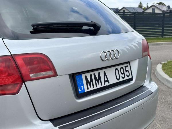Grey Audi A3 2006 in Vilnius, with an engine capacity of 1.97 L and mileage of 380 thousand km for 3300 €, photo 6 on AUTOMOTO.COM.LV