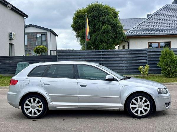 Grey Audi A3 2006 in Vilnius, with an engine capacity of 1.97 L and mileage of 380 thousand km for 3300 €, photo 10 on AUTOMOTO.COM.LV