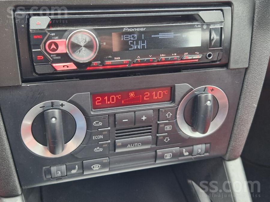 Серый Ауди А3 2006 в Валмиера, объемом двигателя 2.00 л и пробегом 290 тыс. км за 3500 €, фото 18 на AUTOMOTO.COM.LV