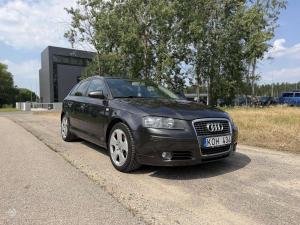 Pelēks Audi A3 2006 Kauņa, ar dzinēja tilpumu 1.97 L un nobraukumu 350 tūkst. km par 2399 €, foto  vietnē AUTOMOTO.COM.LV