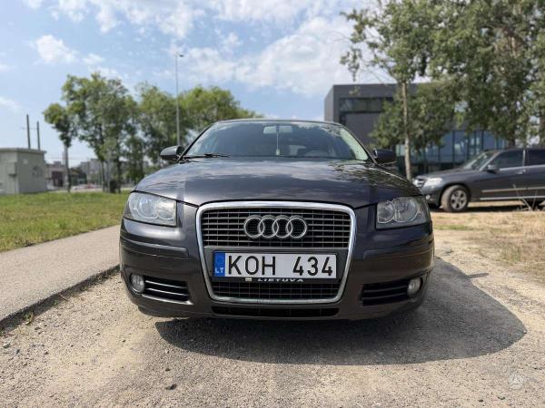 Pelēks Audi A3 2006 Kauņa, ar dzinēja tilpumu 1.97 L un nobraukumu 350 tūkst. km par 2399 €, foto 3 vietnē AUTOMOTO.COM.LV
