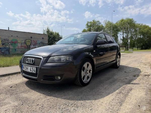 Pelēks Audi A3 2006 Kauņa, ar dzinēja tilpumu 1.97 L un nobraukumu 350 tūkst. km par 2399 €, foto 4 vietnē AUTOMOTO.COM.LV
