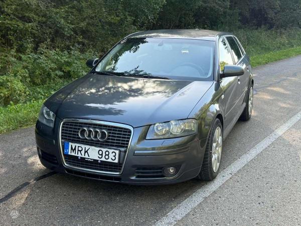 Pelēks Audi A3 2006 Viļņa, ar dzinēja tilpumu 2.00 L un nobraukumu 220 tūkst. km par 2500 €, foto 4 vietnē AUTOMOTO.COM.LV